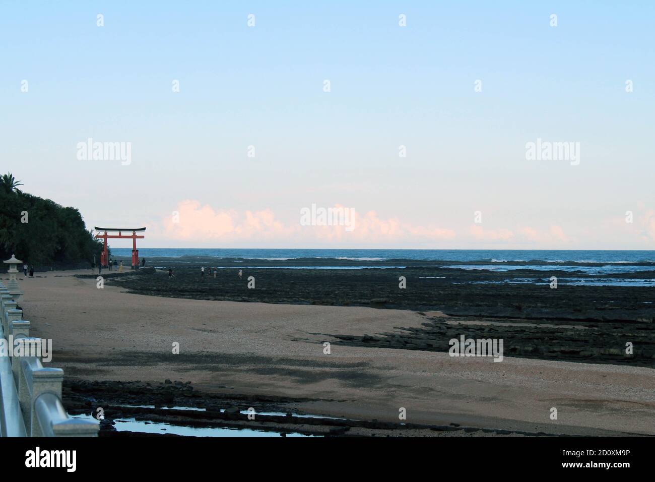 On the way to Aoshima Island of Miyazaki, connected by Yayoi bridge ...