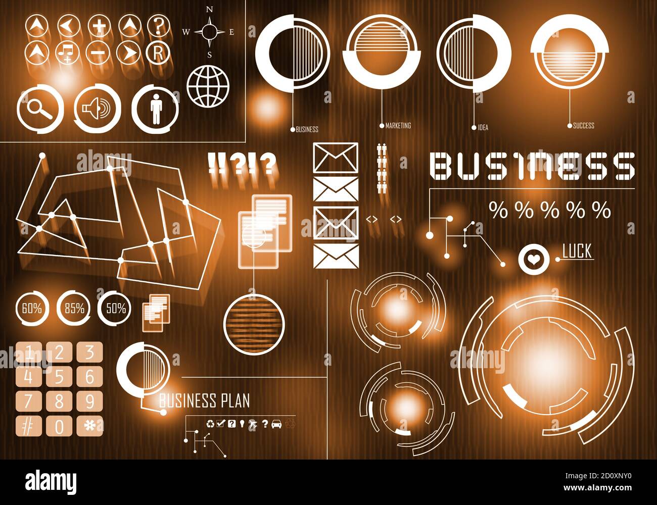 Digital business background Stock Photo - Alamy