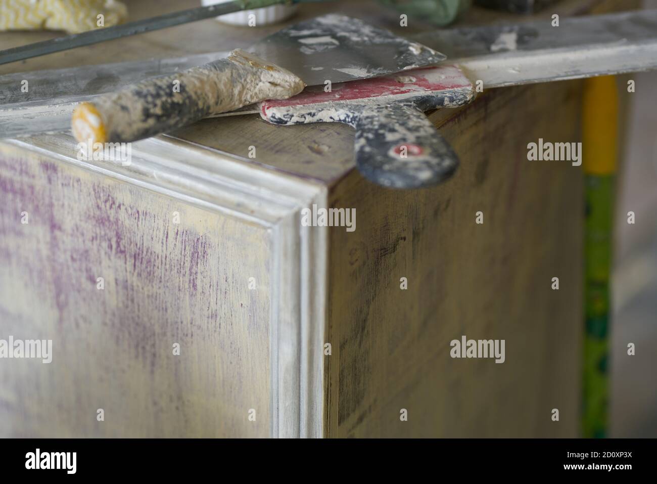 Construction wood tool carpentry equipment repair Stock Photo - Alamy