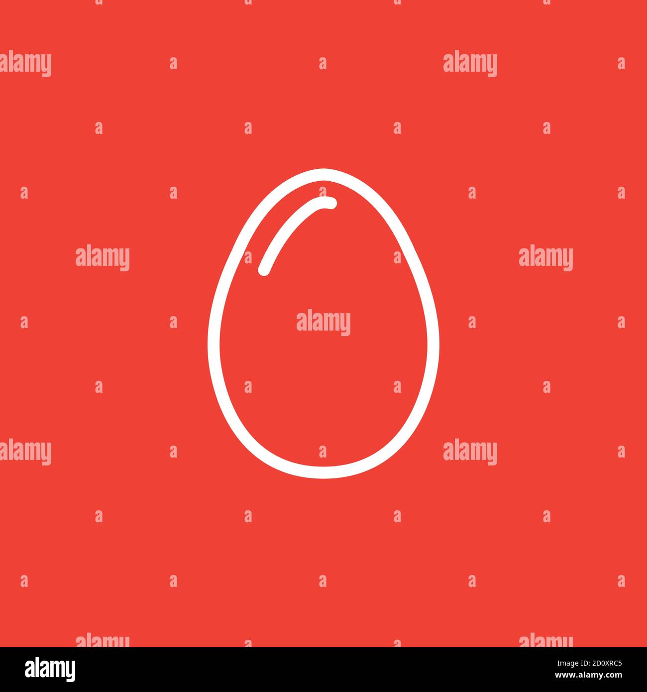 Red boiled eggs Stock Vector Images - Alamy