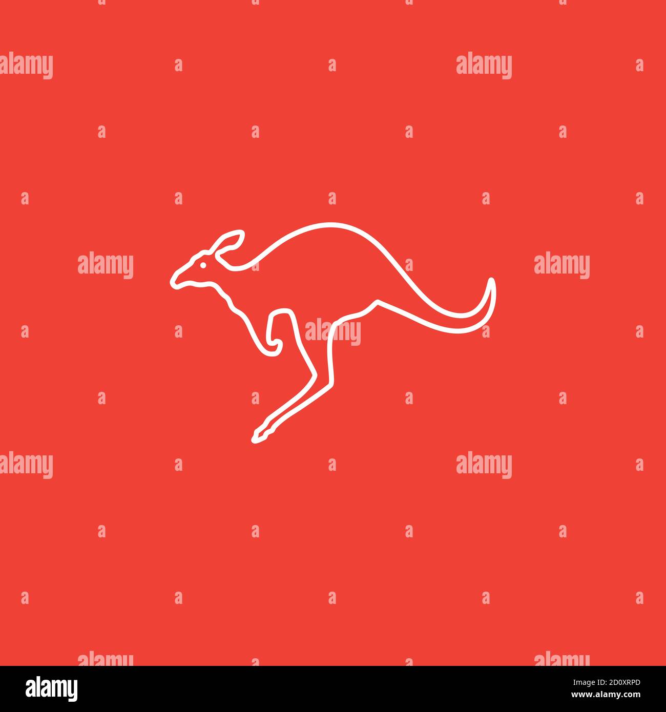 Canguro canguro Stock Vector Images - Alamy