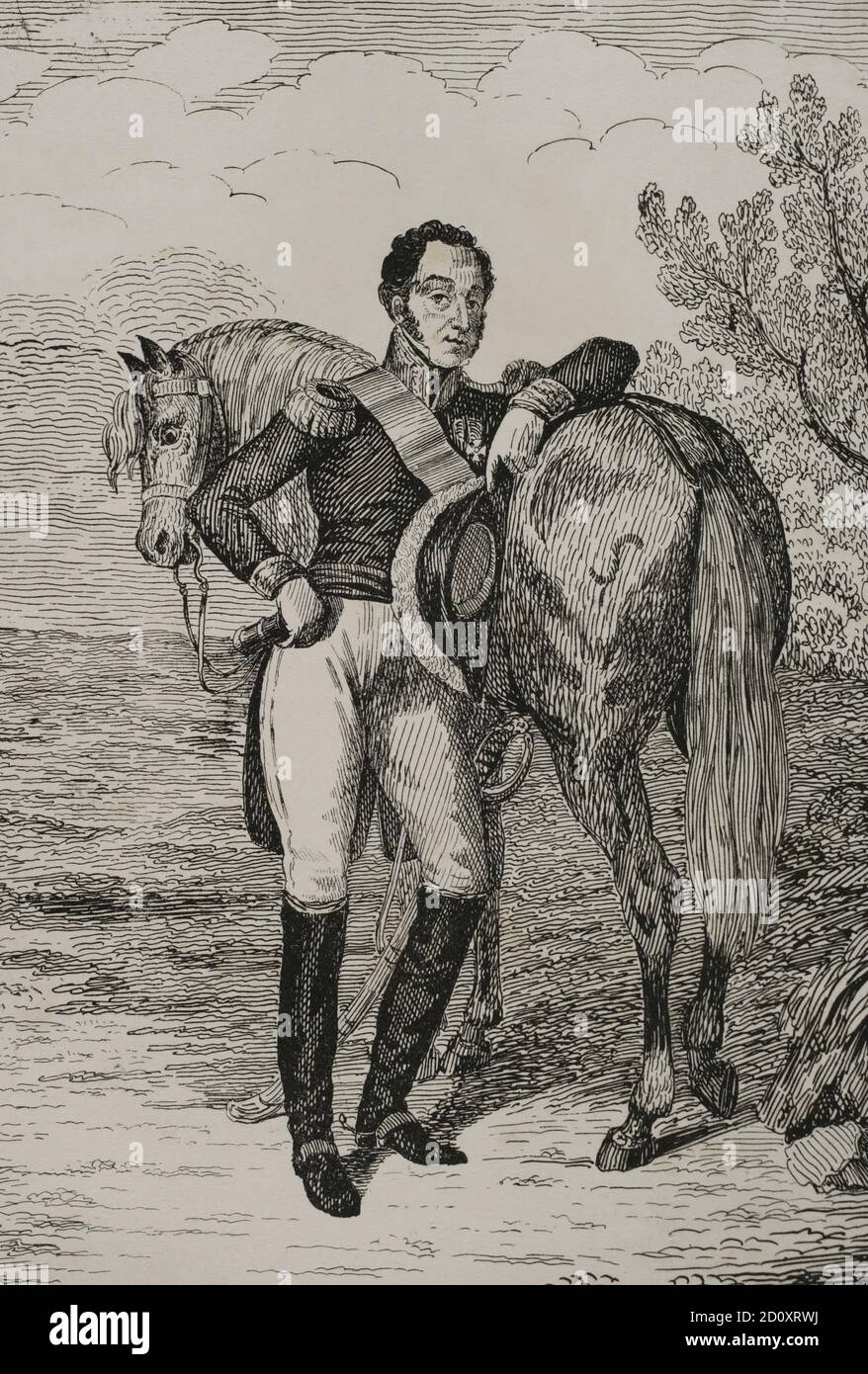 Louis Gabriel Suchet (1770-1826). Militar y político francés. Mariscal ...