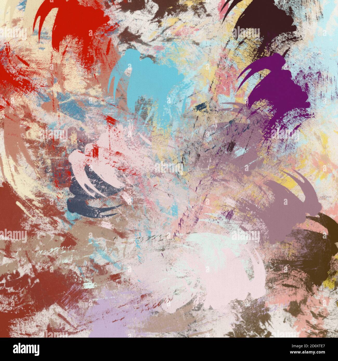 Texture of strokes of colored paint, blurred spots with brushes of ...