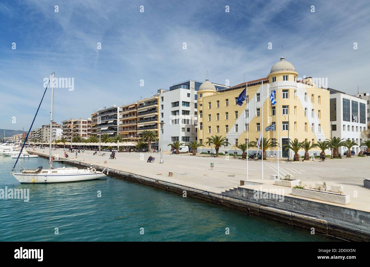Volos city waterfront, Thessaly, Greece Stock Photo - Alamy