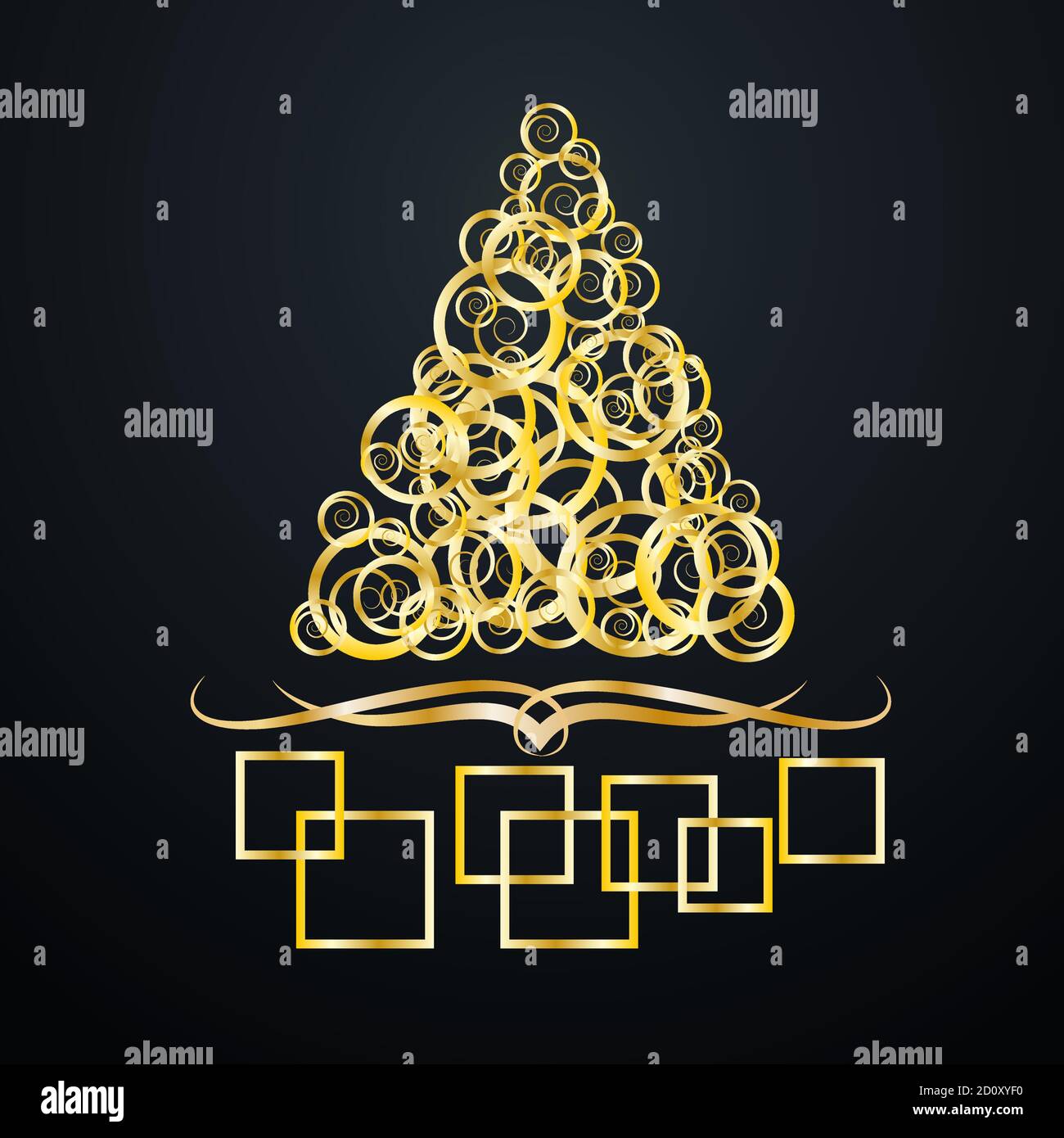 Curly tree Stock Vector Images - Alamy