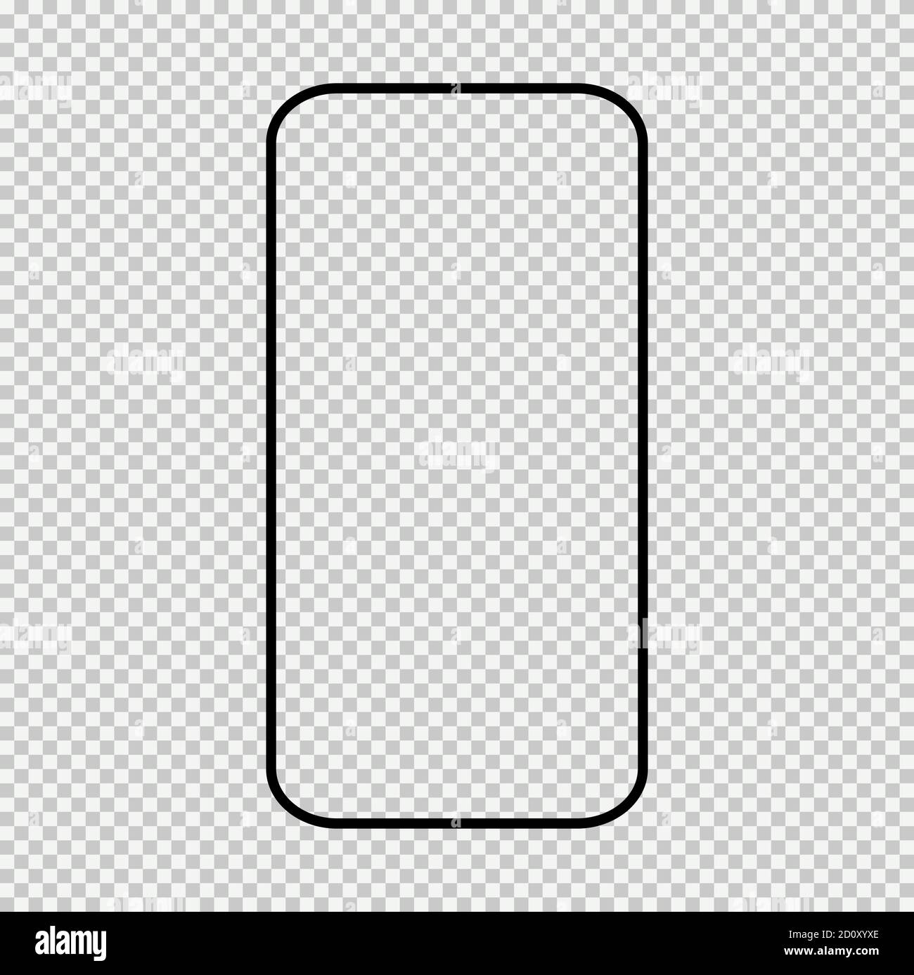 Smart mobil phone mock up, Smartphone technology template, modern blank ...