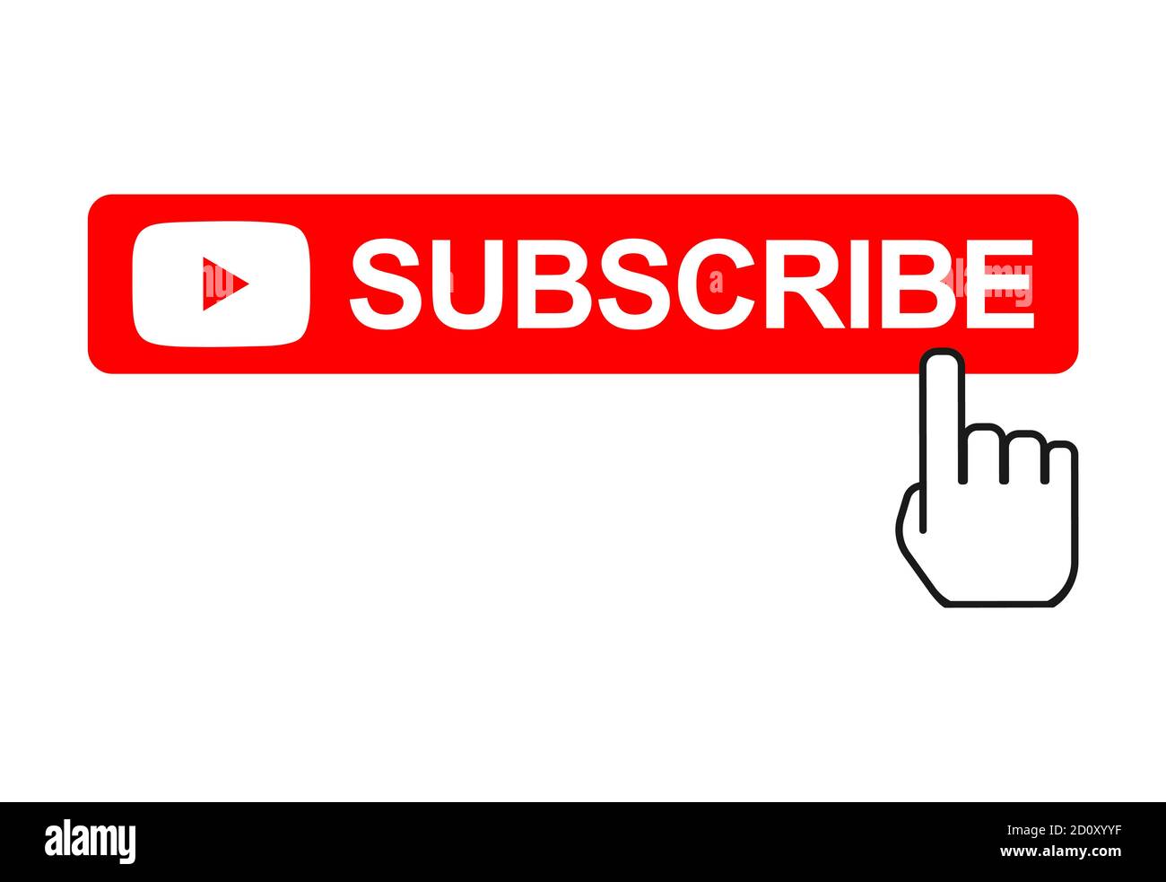 Youtube subscribe button hi-res stock photography and images - Alamy