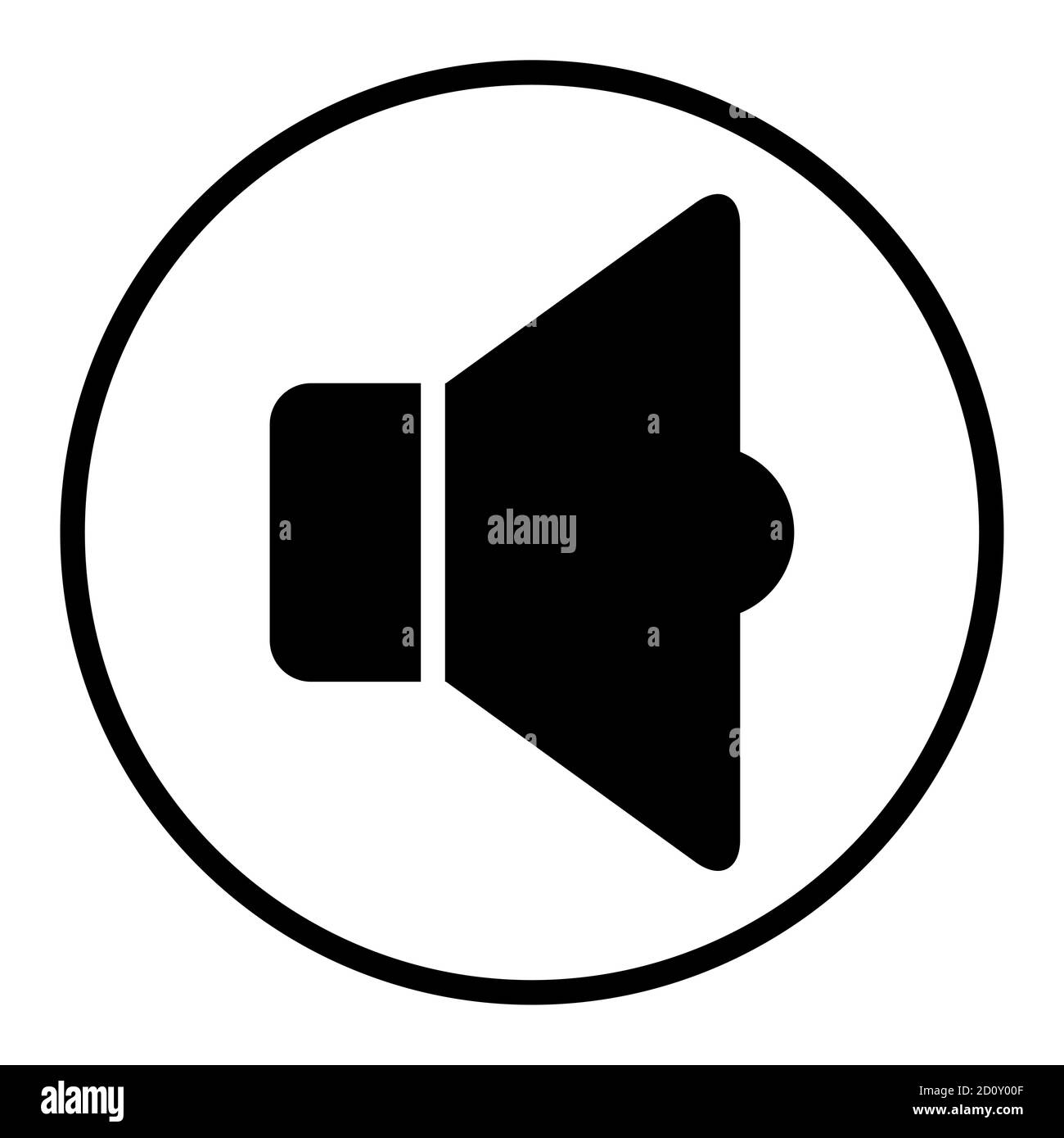 Music sound icon, audio volume symbol. Vector illustration graphic for ...