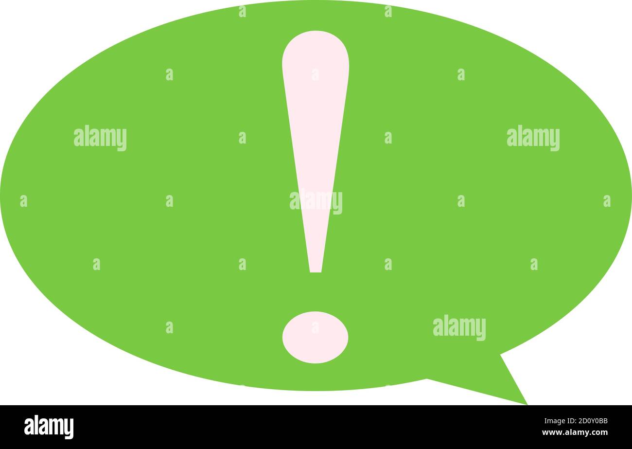 Icon exclamation mark in Cut Out Stock Images & Pictures - Alamy