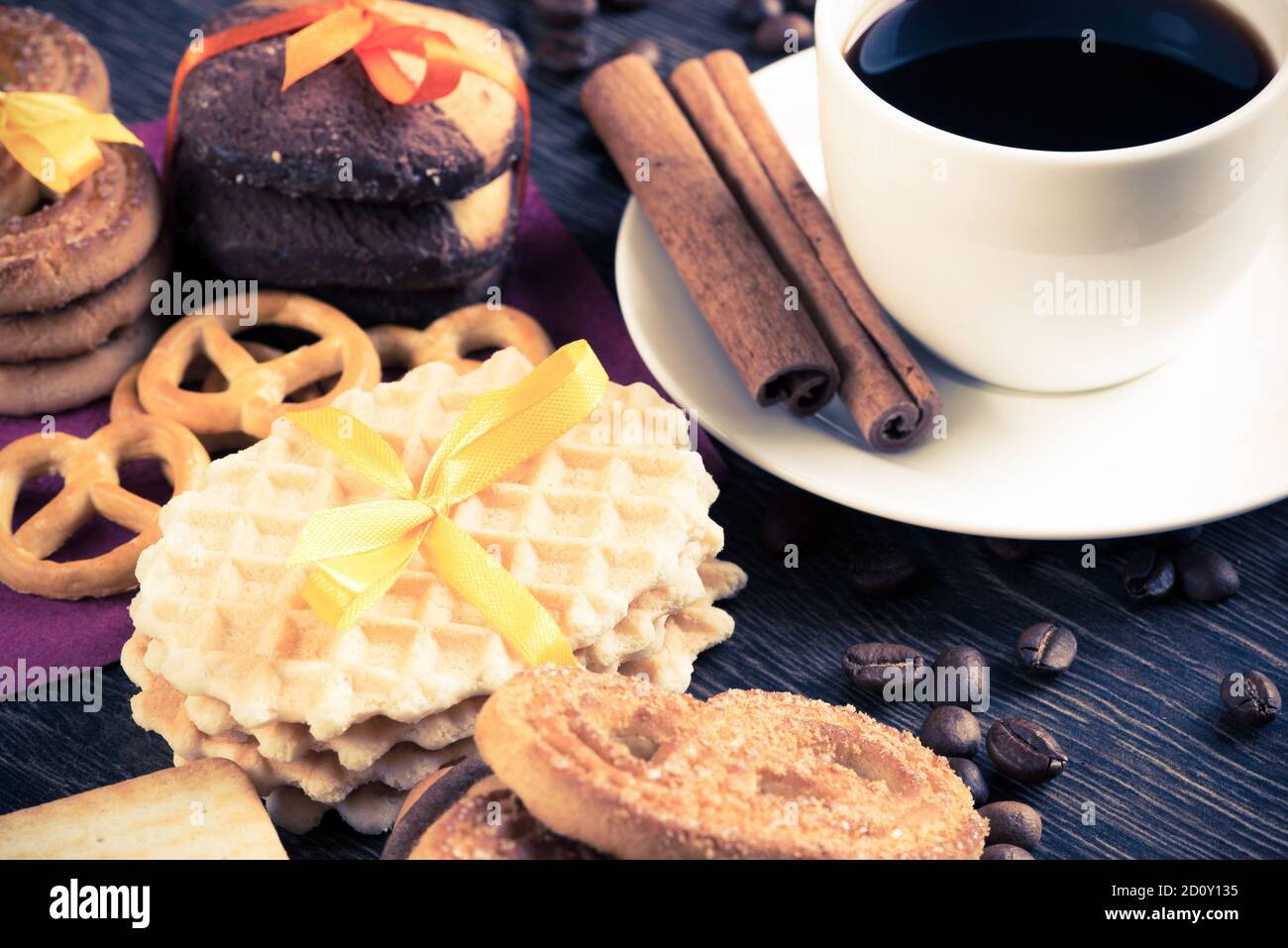 Sweets for coffee break Stock Photo - Alamy