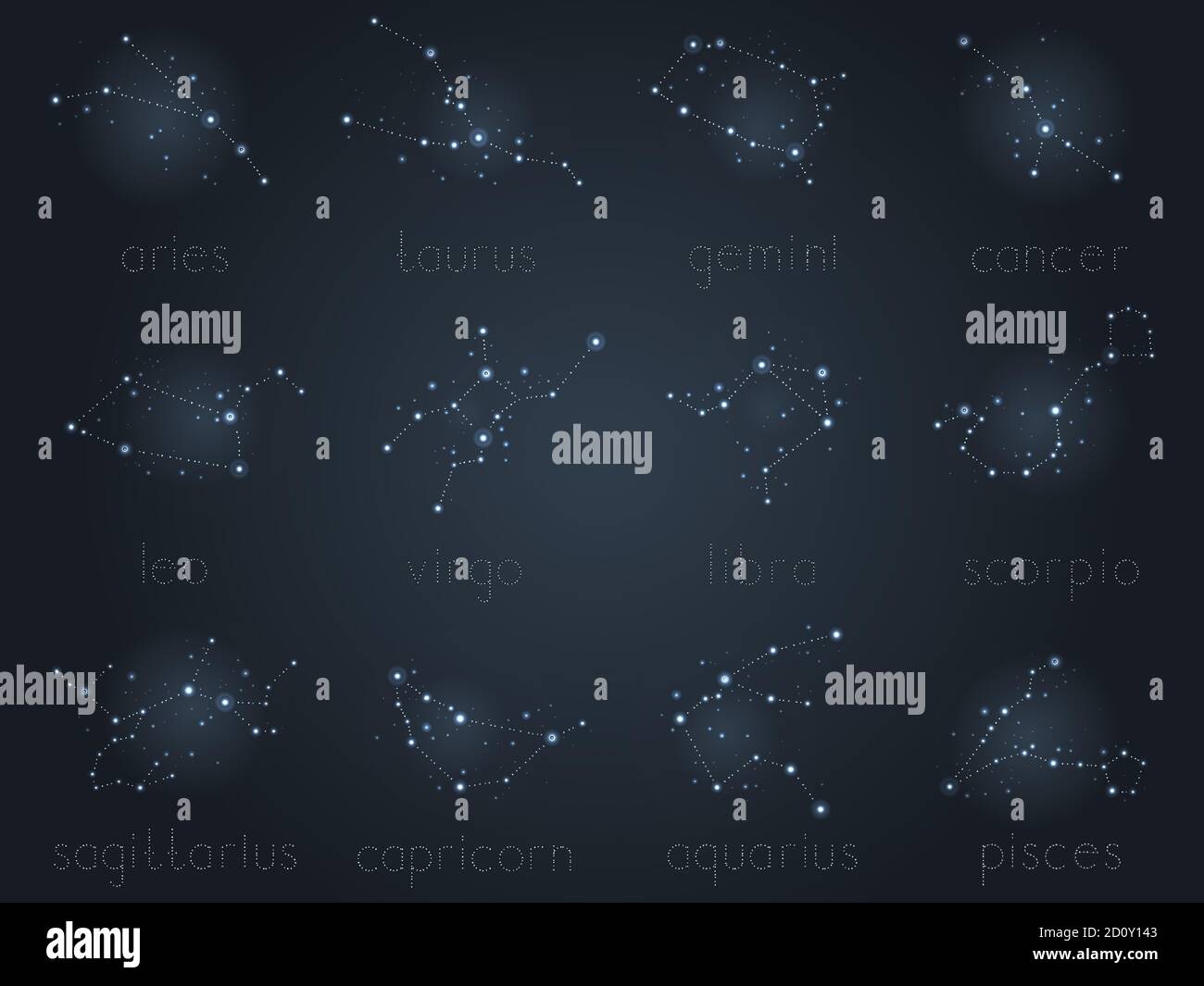 Stars planets on night Stock Vector Images - Alamy