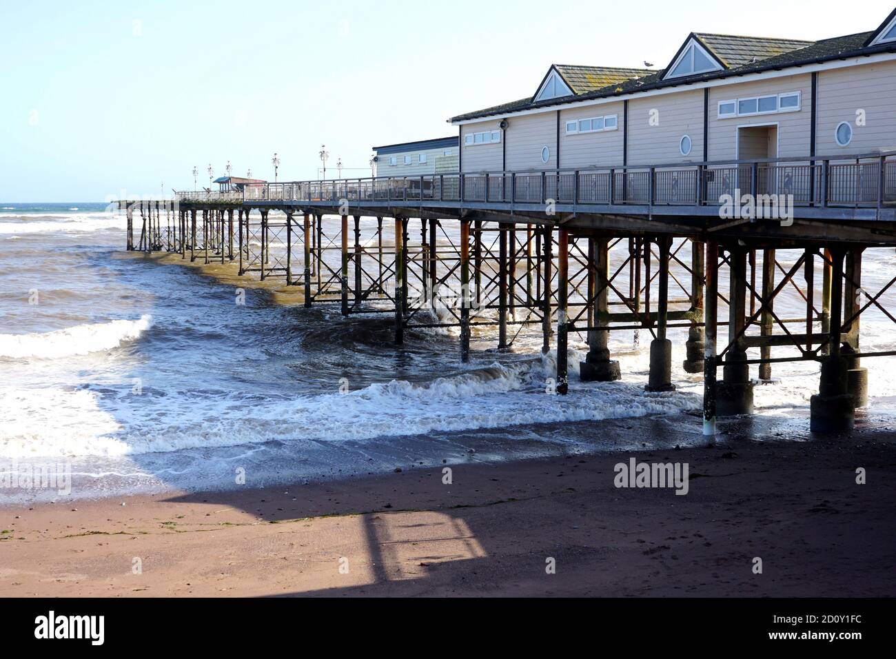 Teignmouth, Devon, UK. September 17, 2020. Known as the Grand Pier when ...