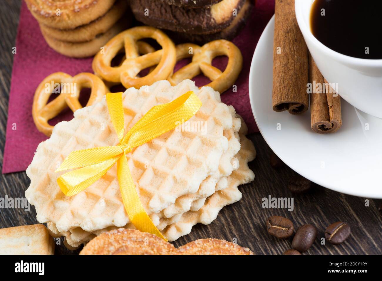Sweets for coffee break Stock Photo - Alamy