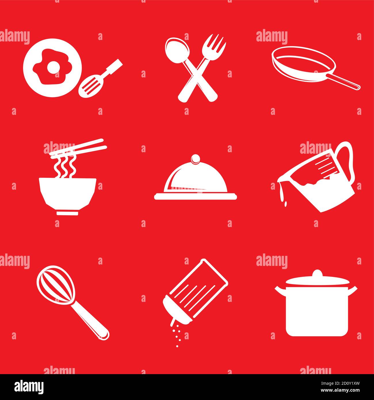 food icon set Stock Vector Image & Art - Alamy
