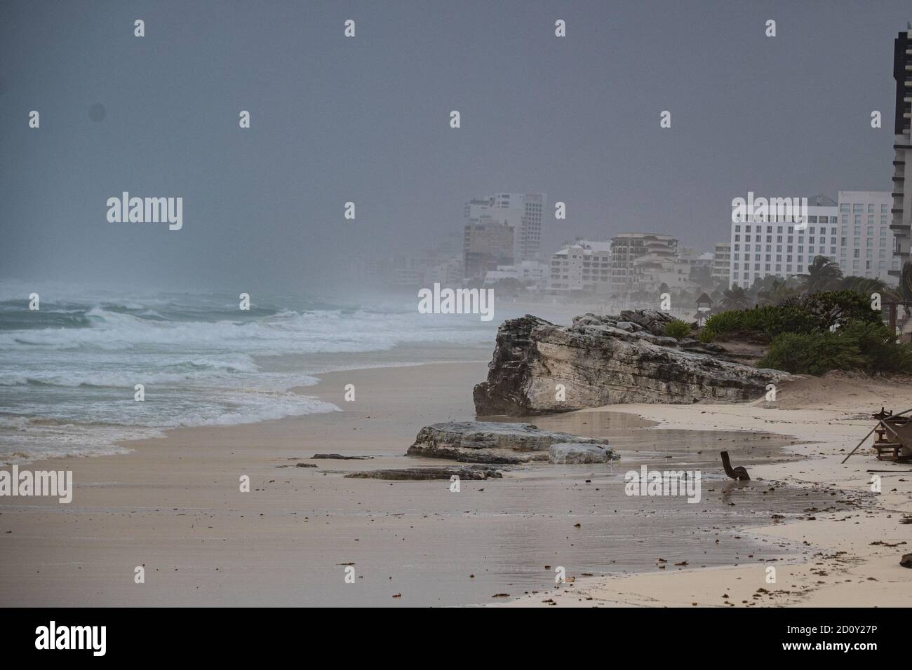 Non Exclusive: CANCUN, MEXICO - OCTOBER 3: General view of the tropical ...