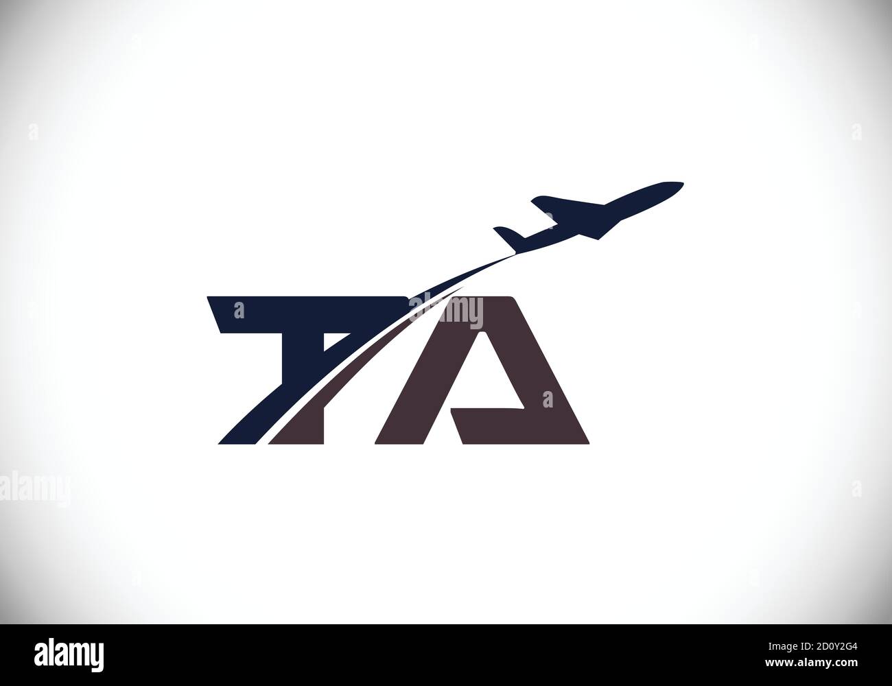 Initial Monogram Letter T A Logo Design Vector Template. T A Letter ...