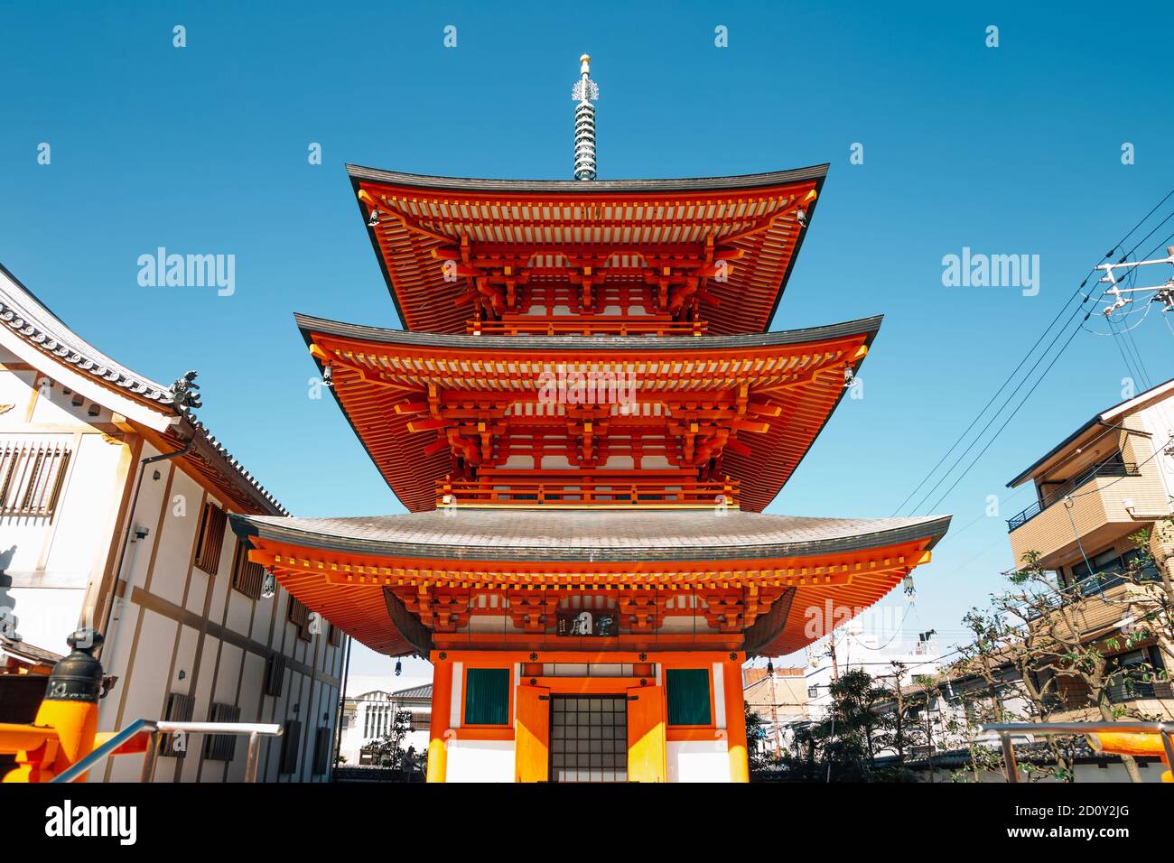 Hyogo, Japan - October 1, 2018 : Honko-ji Temple at Amagasaki Teramachi ...