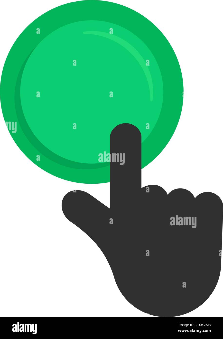 Green go begin start Stock Vector Images - Alamy