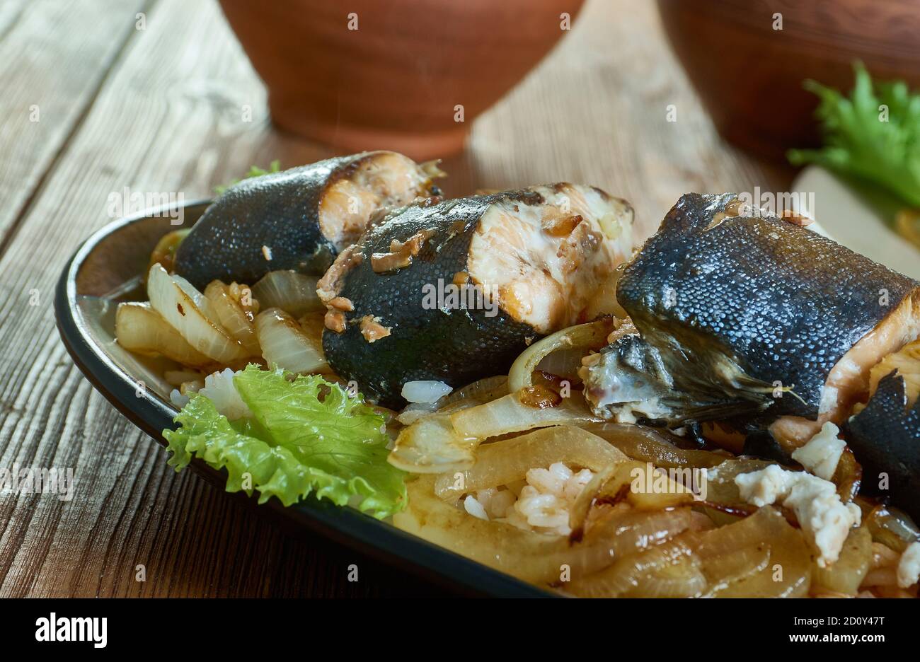 Fish Yassa - Senegalese season fish smothered in lemon, garlic and ...