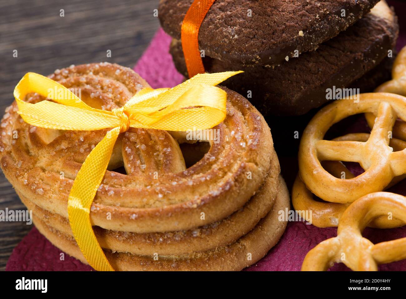 Sweets for coffee break Stock Photo - Alamy