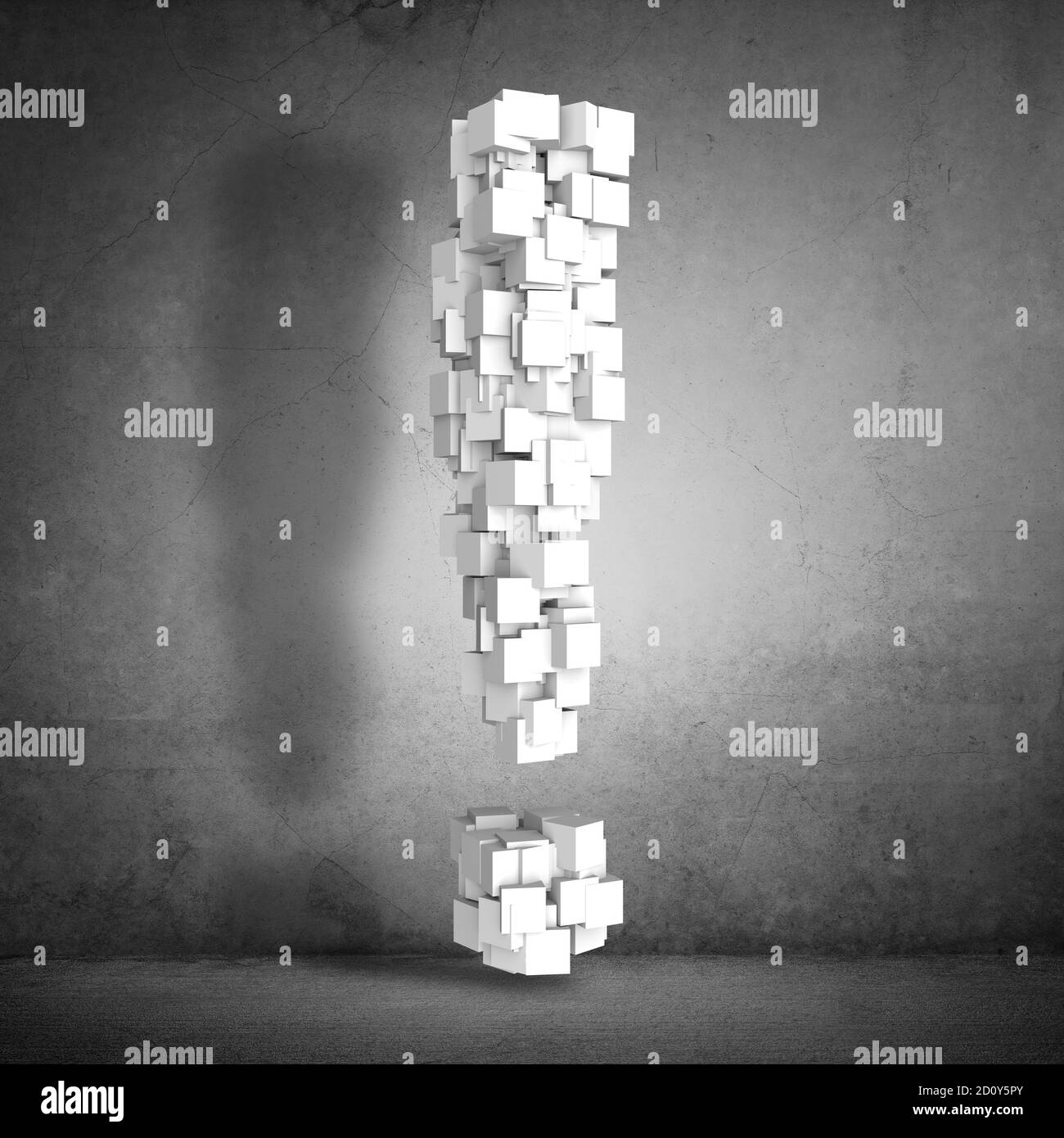 Big exclamation mark Stock Photo - Alamy