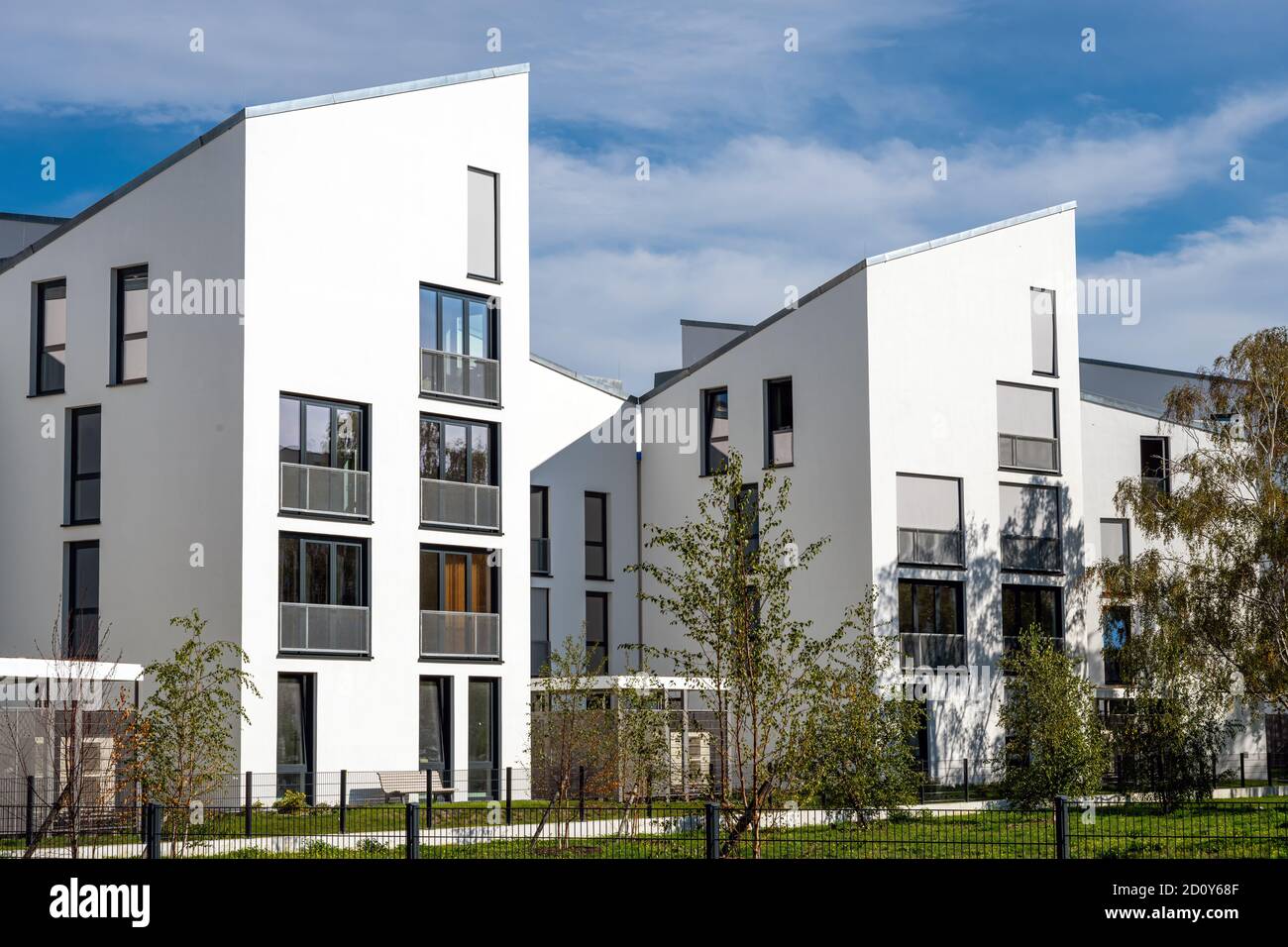 Modern townhouses seen in Berlin, Germany Stock Photo - Alamy