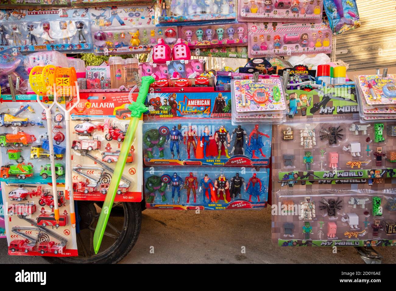 cheap plastic toys, American superheroes from the Marvel universe as ...