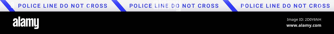 Police line do not cross. Barrier tape. Crime scene border. Accident ...