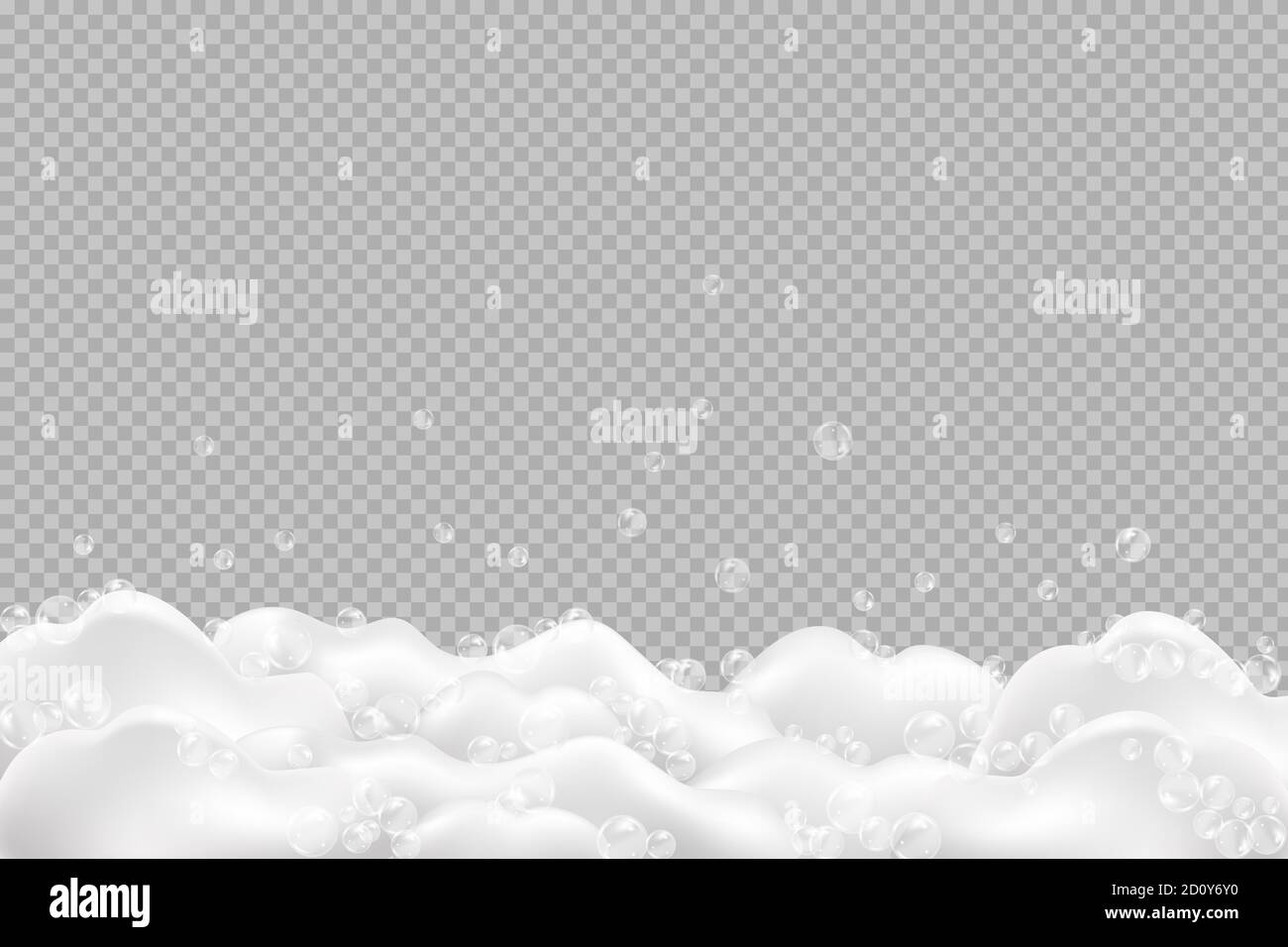 Shampoo bubbles texture.Bath lather vector illustration and shampoo ...