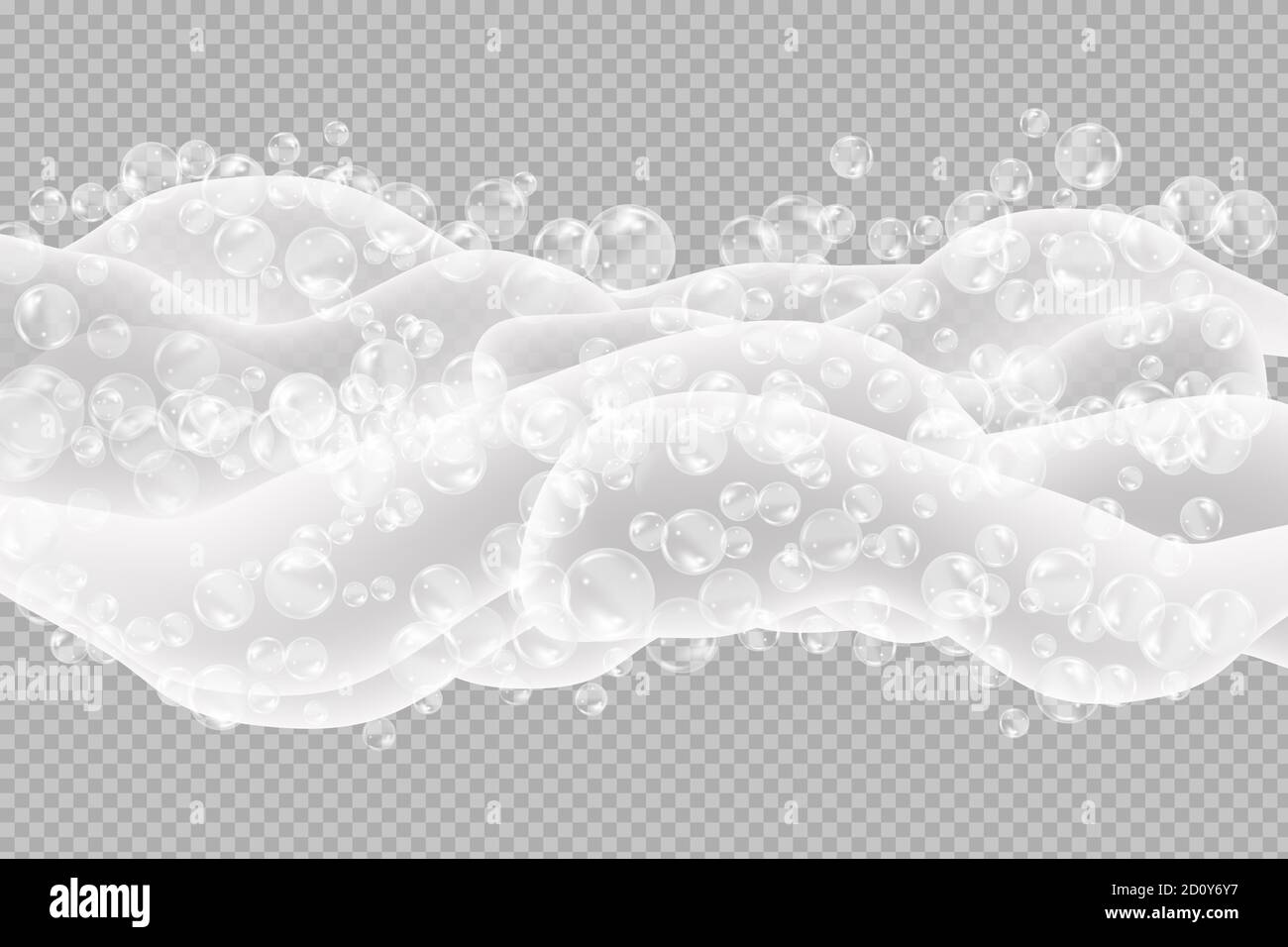 Shampoo bubbles texture.Bath lather vector illustration and shampoo ...