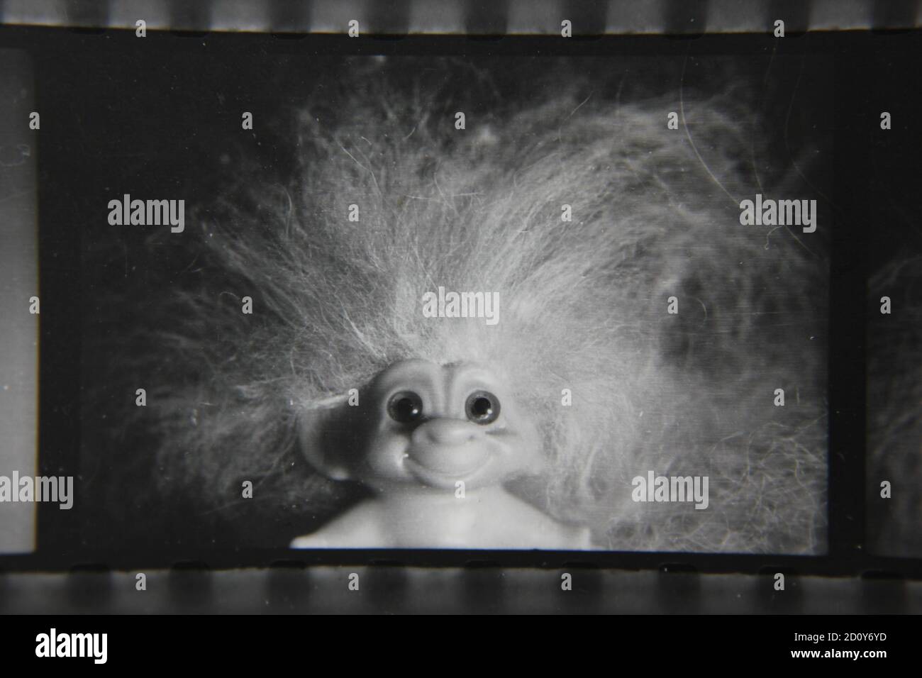 Fine 1970s vintage black and white photography of portrait of a baby ...