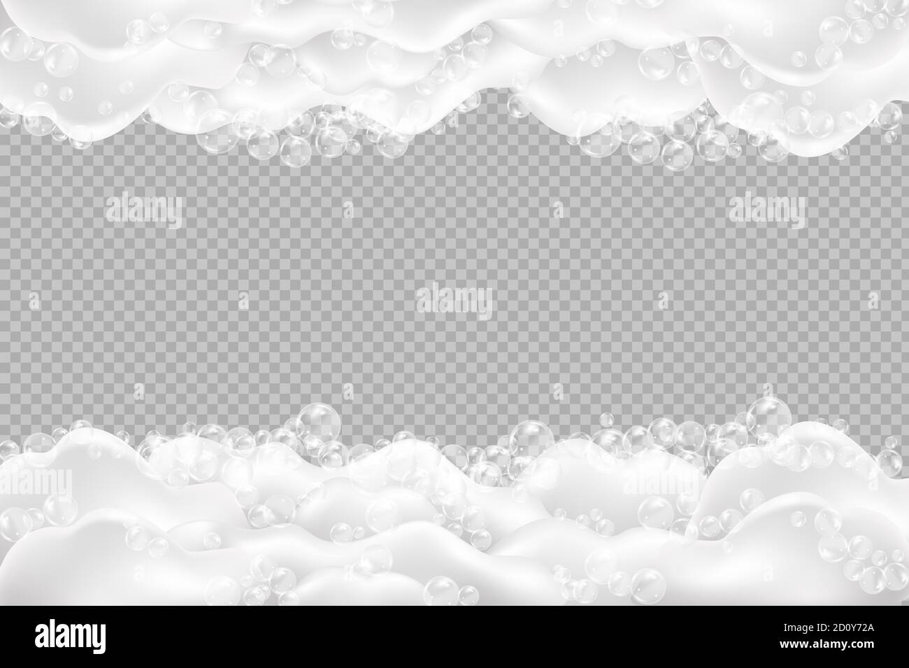 Shampoo bubbles texture.Bath lather vector illustration and shampoo ...