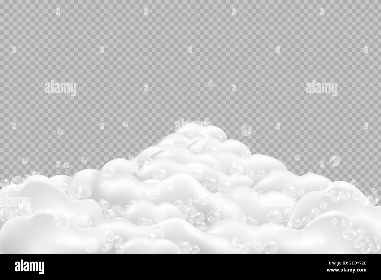 Shampoo bubbles texture.Bath lather vector illustration and shampoo ...