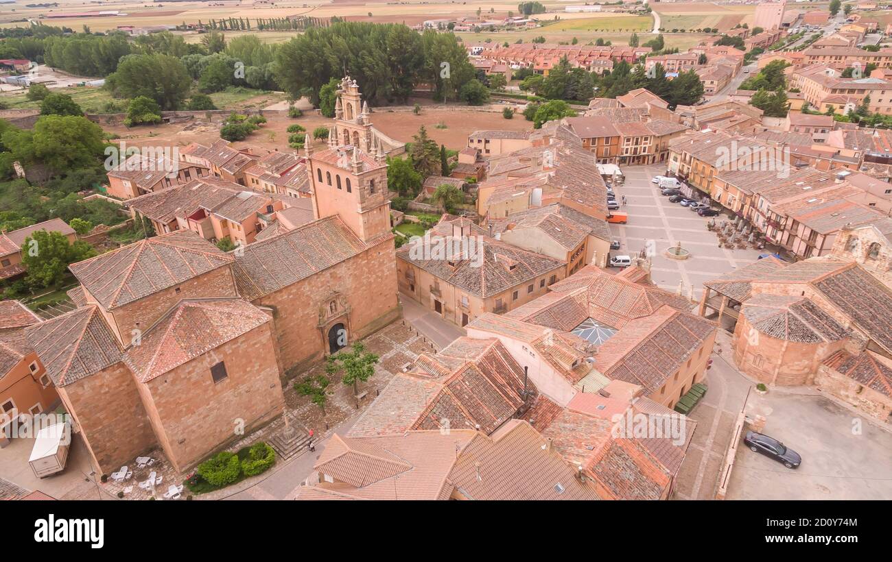 Ayllon historic town in Segovia province, Spain Stock Photo - Alamy