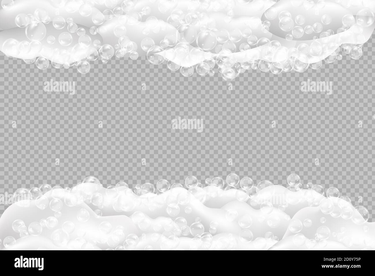 Shampoo bubbles texture.Bath lather vector illustration and shampoo ...