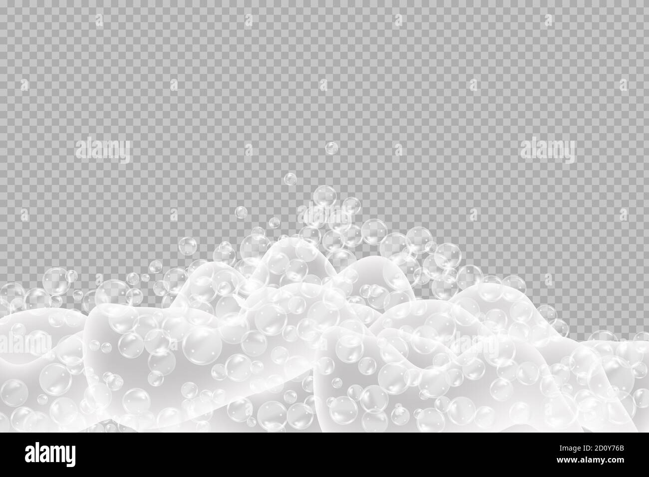 Shampoo bubbles texture.Bath lather vector illustration and shampoo ...