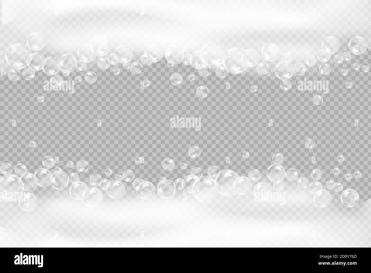 Shampoo bubbles texture.Bath lather vector illustration and shampoo ...