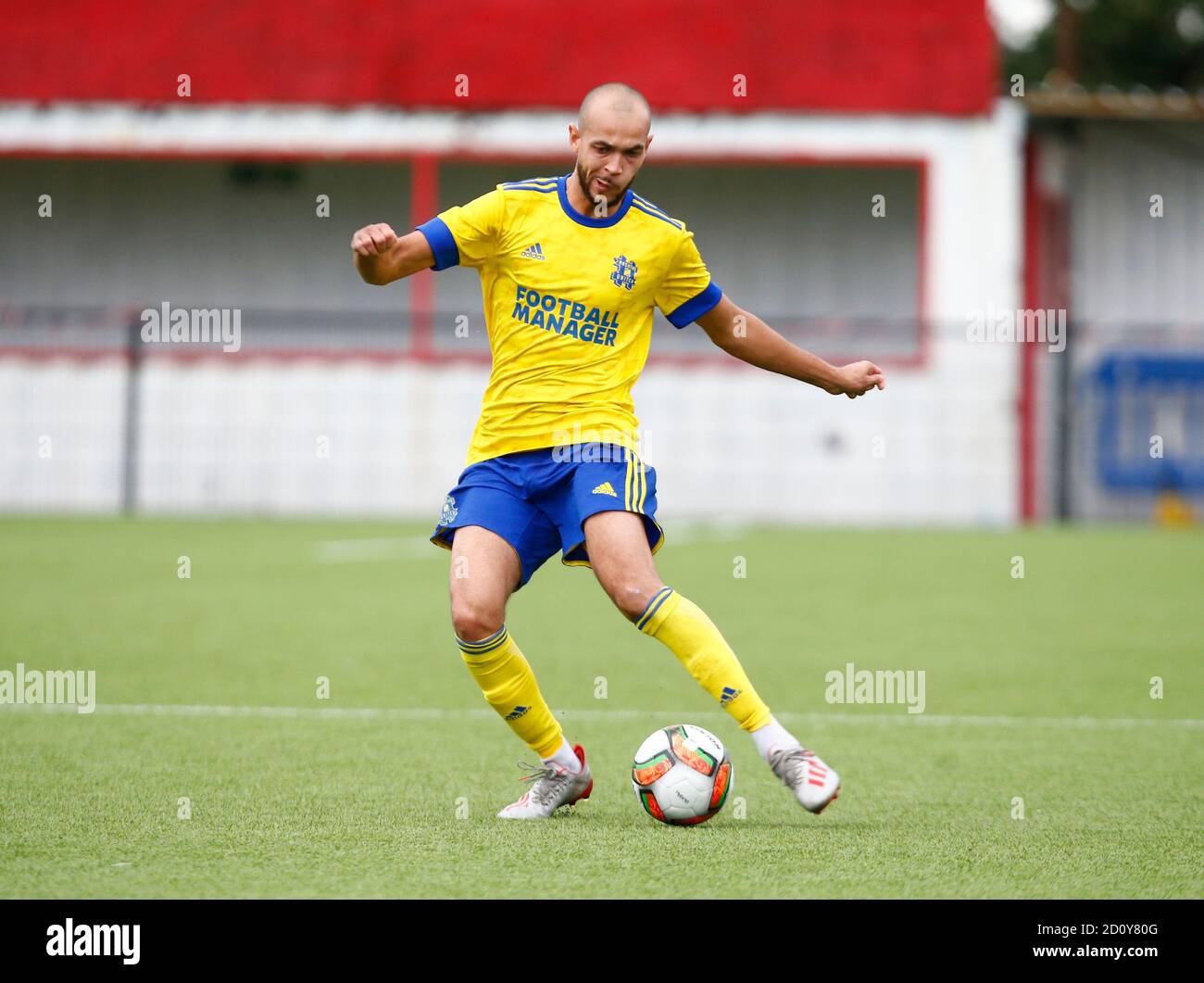 PITSEA, ENGLAND - OCTOBER 03: Reece Hewitt of Hashtag United during FA ...