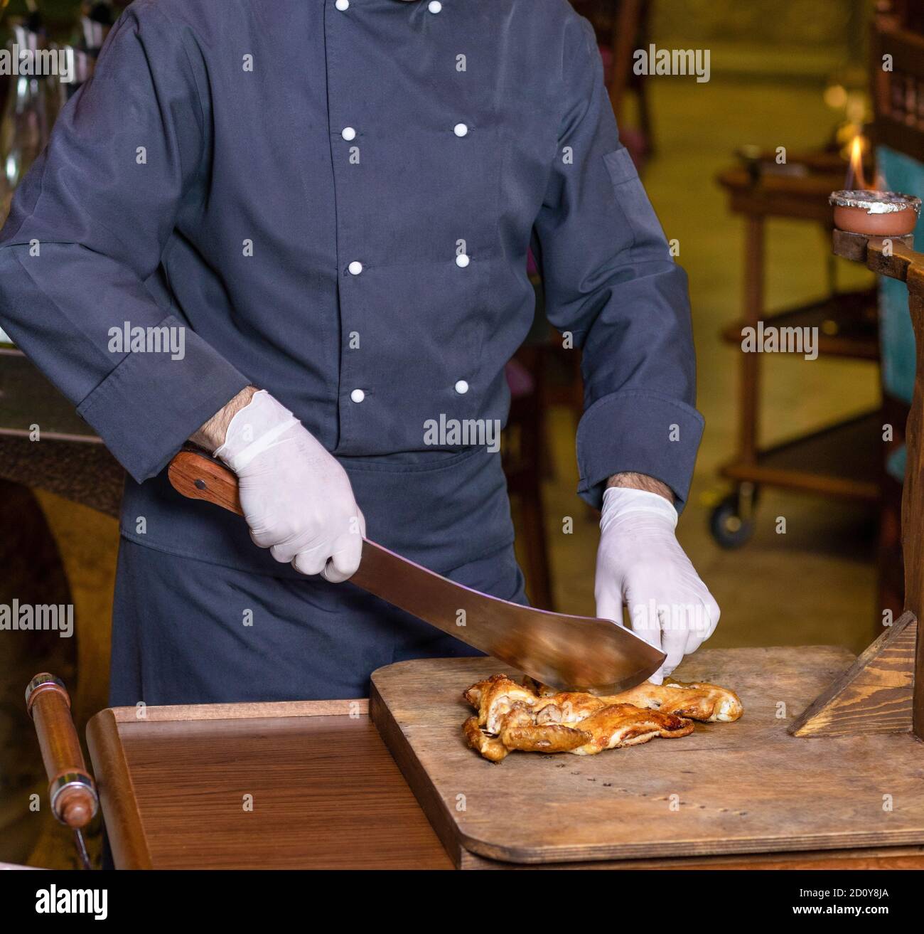 Chicken cleaver hi-res stock photography and images - Alamy