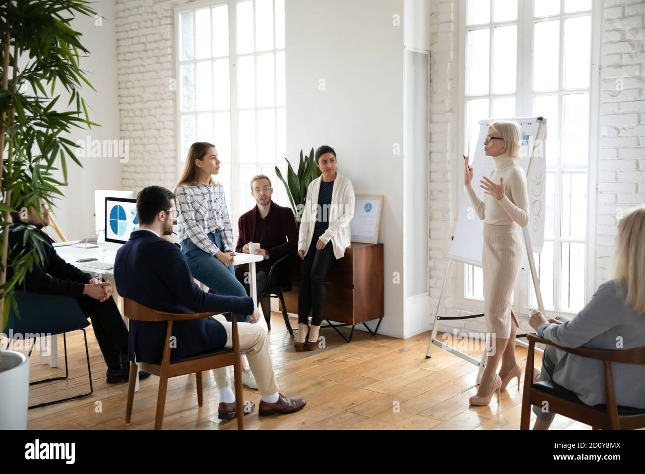 Diverse female trainer client hi-res stock photography and images - Alamy
