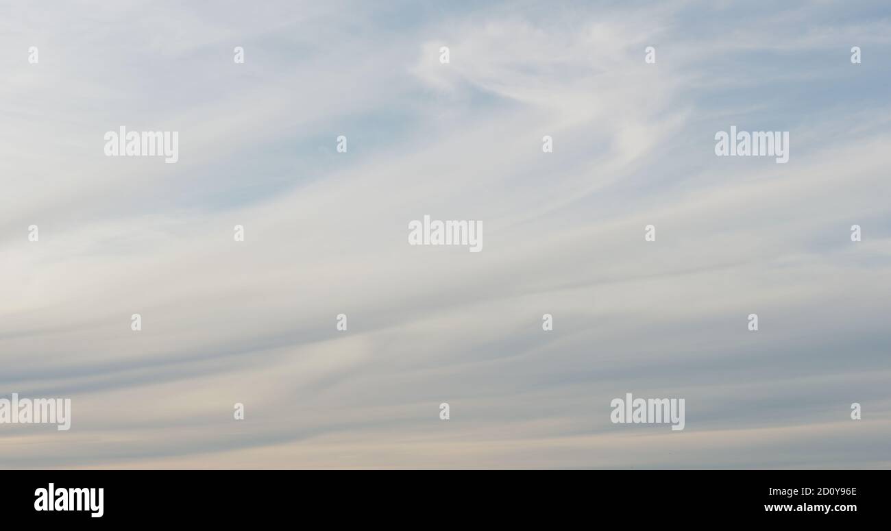 Blue evening sky spindrift hi-res stock photography and images - Alamy