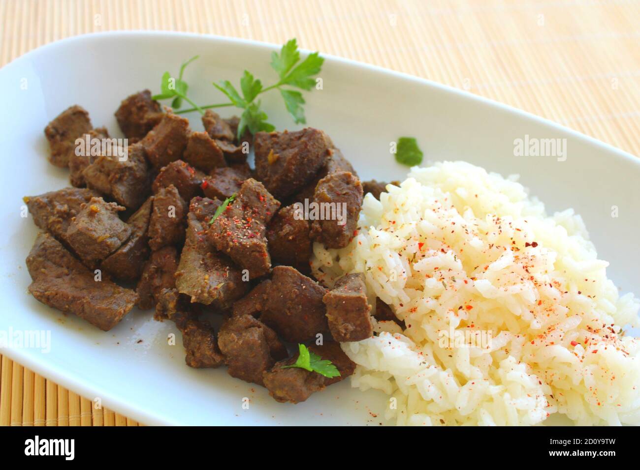 Beef Liver Plate High Resolution Stock Photography and Images - Alamy