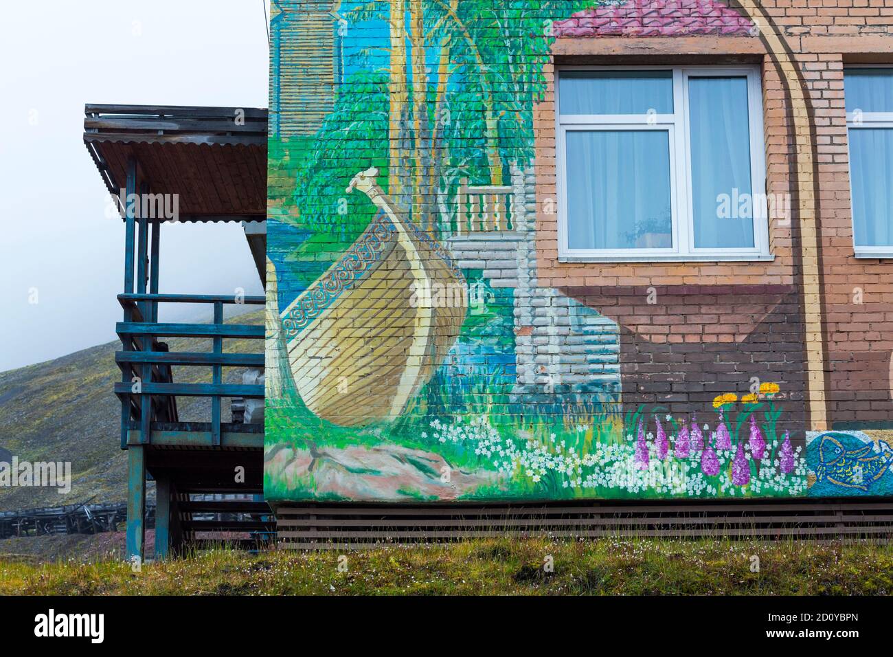 Pyramiden svalbard painting hi-res stock photography and images - Alamy