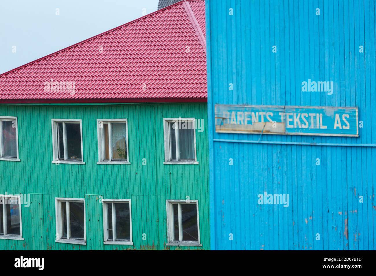 Barentsburg, Svalbard Islands, Artic Ocean, Norway, Europe Stock Photo ...