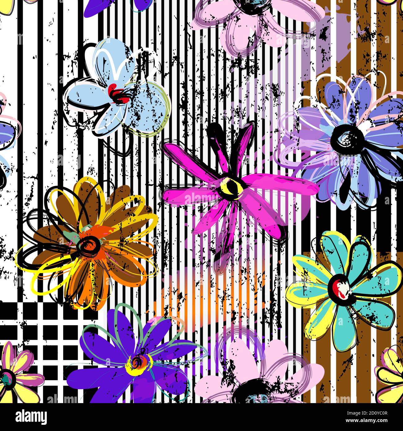 seamless geometric pattern background, retro/vintage style, with ...