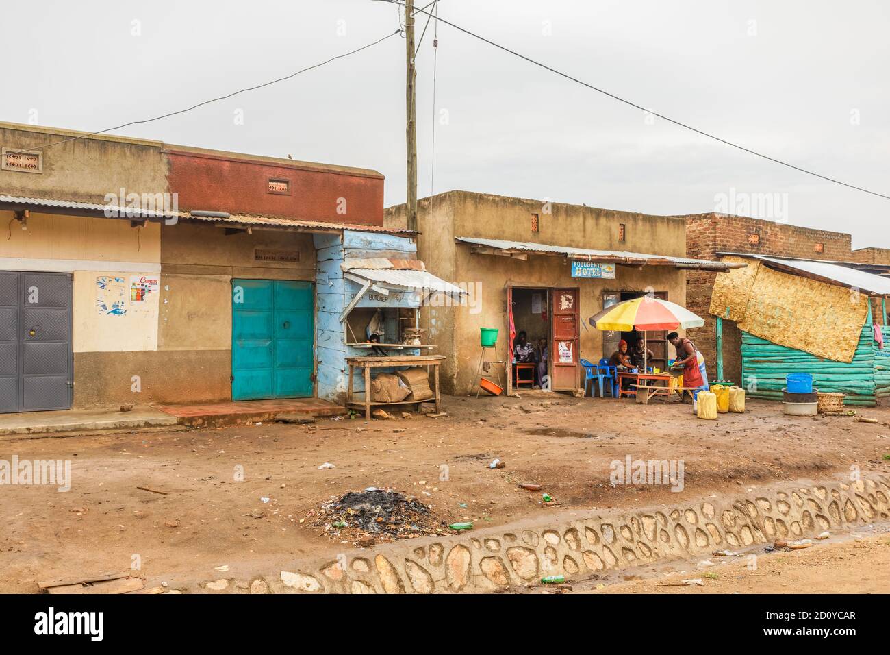 Uganda poverty village hi-res stock photography and images - Alamy
