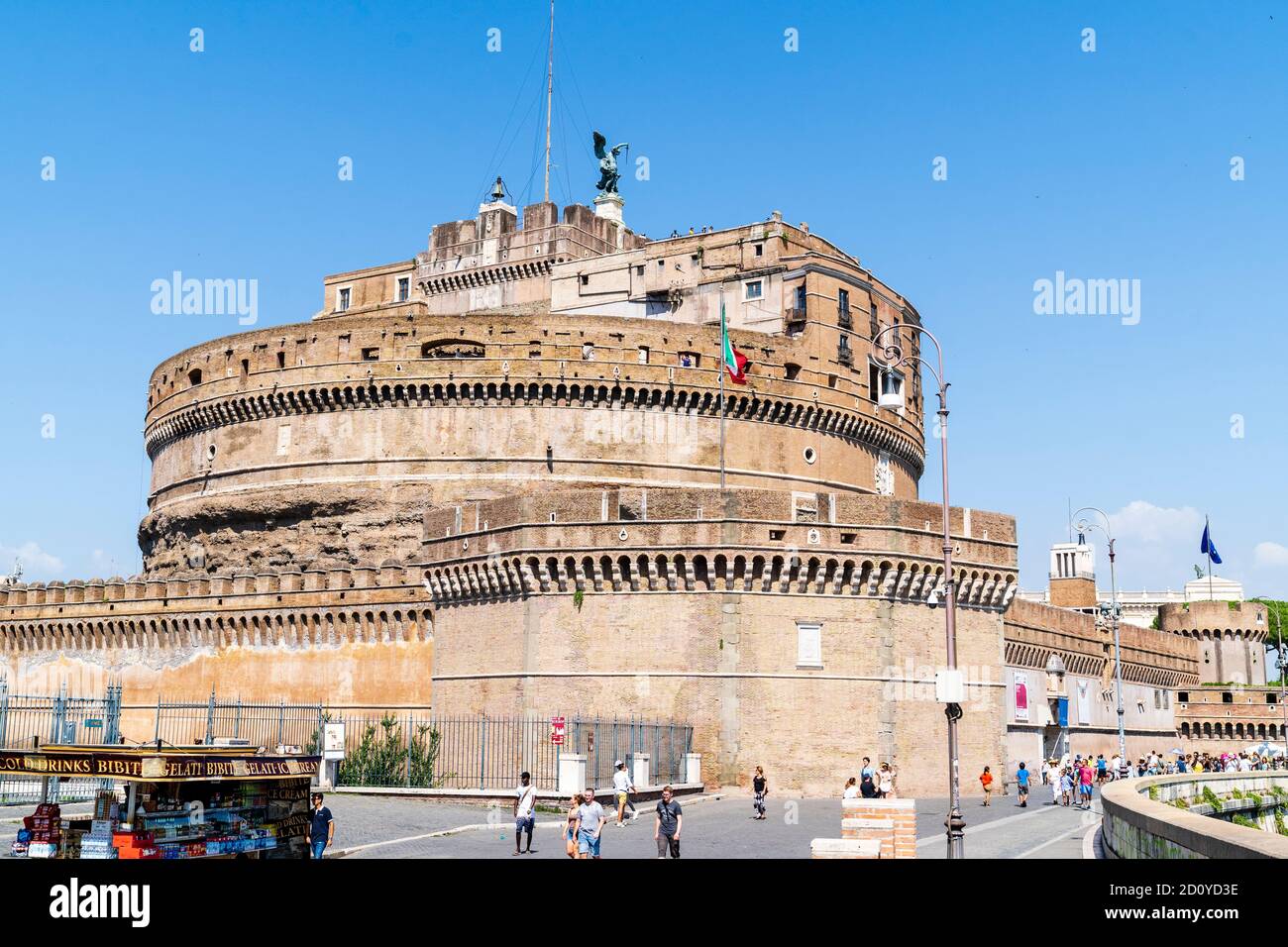 Mausoleum Of Hadrian Castel Sant'Angelo Initially Commissioned As A