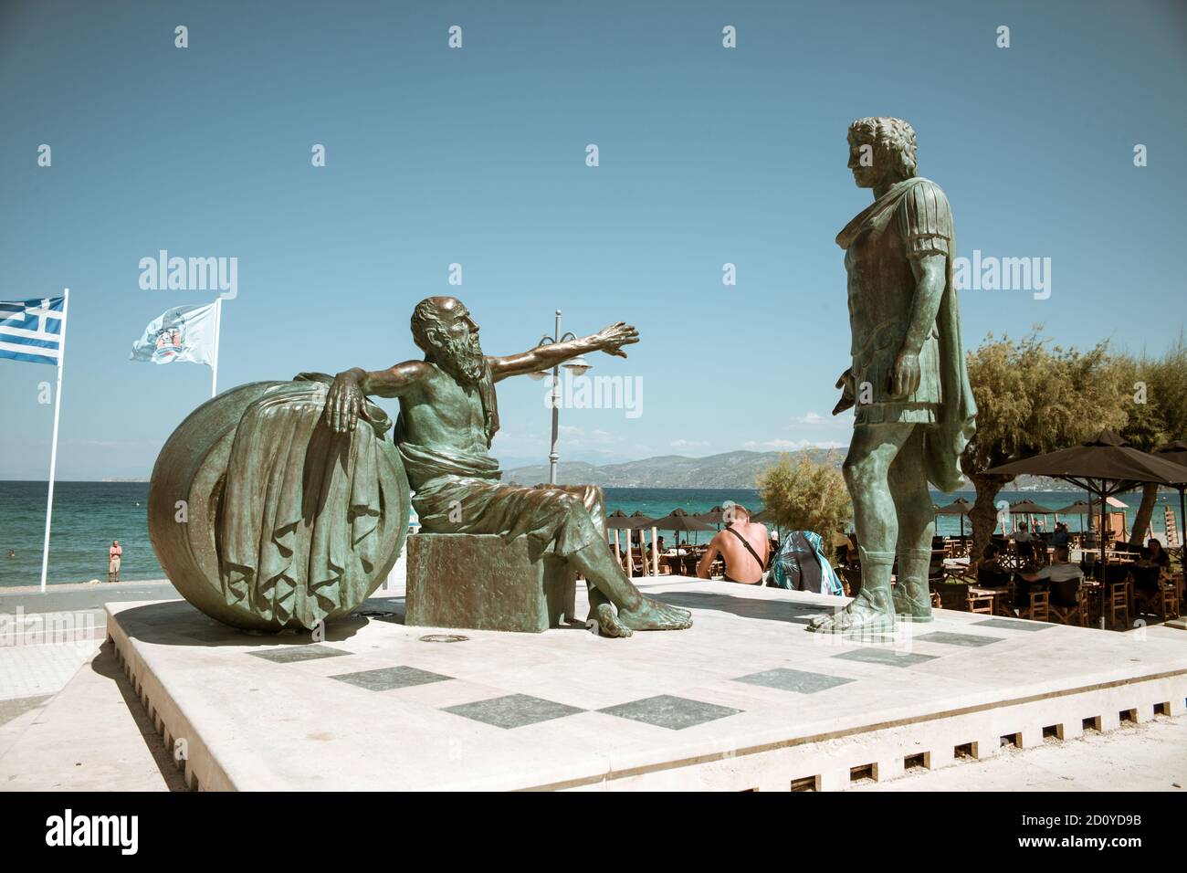Kalamia, Corinth Greece Stock Photo - Alamy