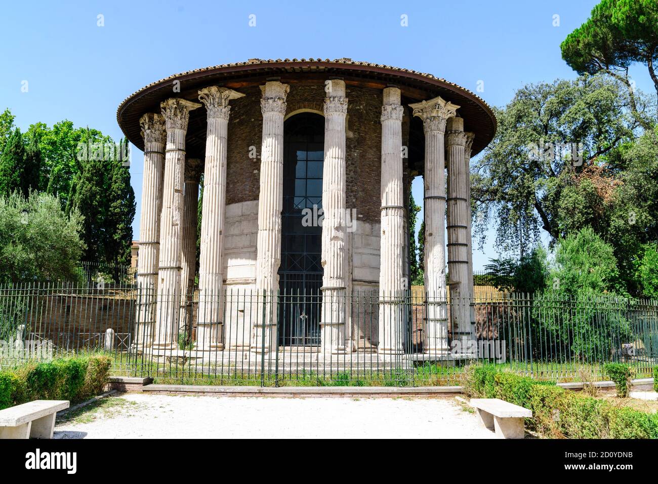 Forum Boarium, historical Roman cattle market with the temple of ...