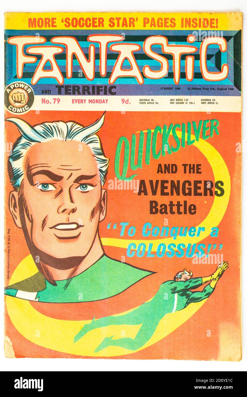Marvel comic book 1960s hi-res stock photography and images - Alamy